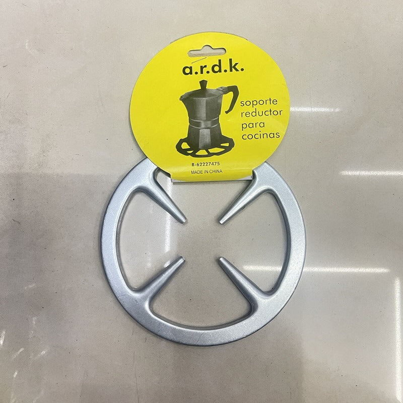 15CM SILVER Iron Universal Moka Pot Stove Stand Ring – White Donkey